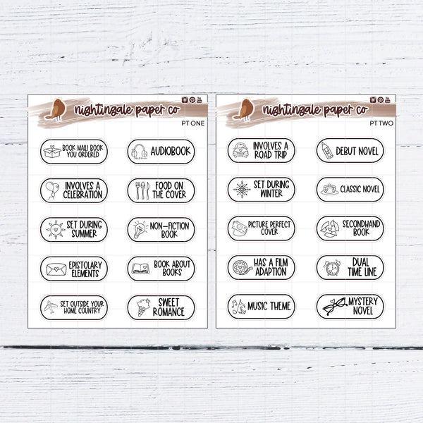 NPC Reading Challenge Stickers – Nightingale Paper Co